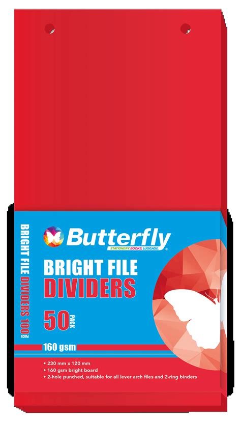 Board Dividers Divider Bright Red 50 Pack West Coast Office