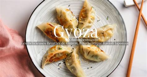 Recette facile de gyoza aux légumes Oh mon Bento