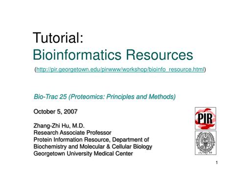 Ppt Tutorial Bioinformatics Resources Powerpoint Presentation Free Download Id4178798