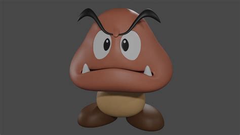 My Goomba 3d Cgtrader