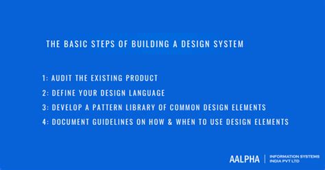 How to Build Design System Step by Step in 2024 : Aalpha