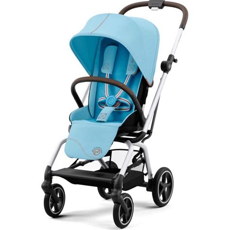 Cybex Gold Eezy S Twist 2 Stroller Slv Beach Blue From W H Watts Pram