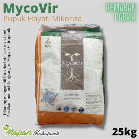 Jual MycoVir Mikoriza 25 Kg Pupuk Hayati Penyubur Tanaman Micoriza