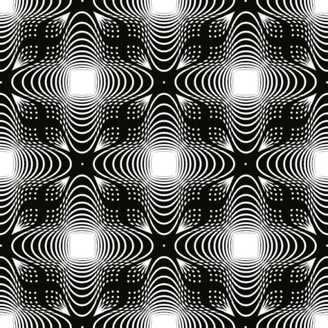 Premium Vector Seamless Vintage Floral Background Geometric Lined