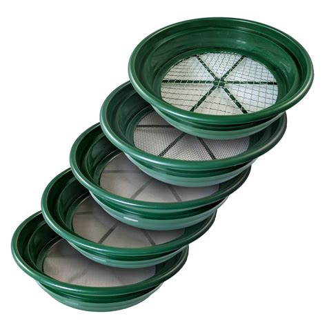 Stackable 5 Gallon Bucket Classifier Screens Sifting Sieves Many Size