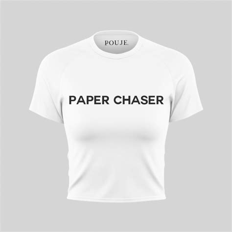 Paper Chaser Graphic Top Pouje