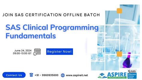 Aspire Techsoft On Linkedin Registernow Sascertified Sasprogramming