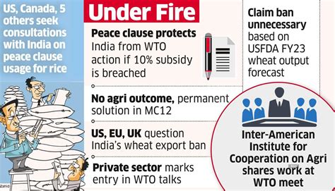 India Wheat Export India Faces Heat At Wto Over Wheat Export Ban The