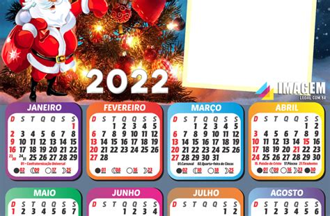 Calendário 2022 Moldura Magia Da Noite De Natal Png Imagem Legal