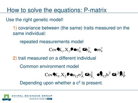Ppt Selection Index Theory In Breeding Value Estimation Powerpoint Presentation Id9629747