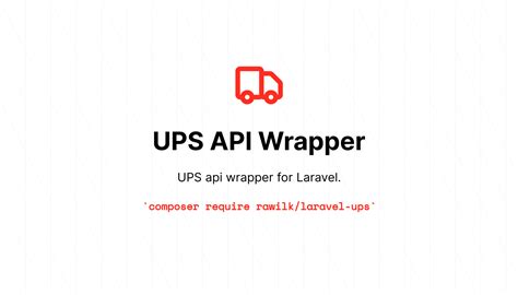 Rawilk Laravel Ups LaravelPackages Net