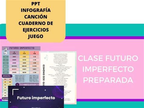 FUTURO IMPERFECTO CLASE PREPARADA Teaching Resources
