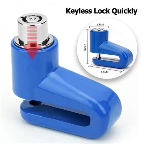 오토바이 잠금 휠 도난 방지 컴팩트 전기 스쿠터 디스크 브레이크 잠금 Aliexpress