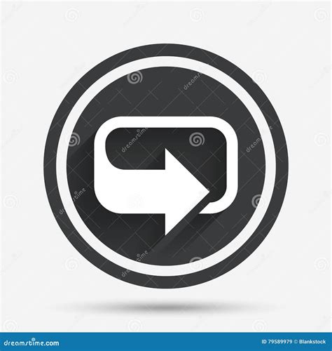 Rotation Icon Repeat Symbol Refresh Sign Stock Vector Illustration