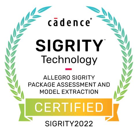Allegro Sigrity Package Assessment And Model Extraction V2022 Exam Credly