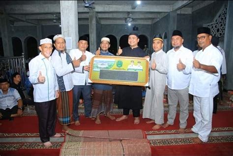 Bupati Safari Ramadan Ke Mesjid Darussalam Gunung Melayu WASPADA