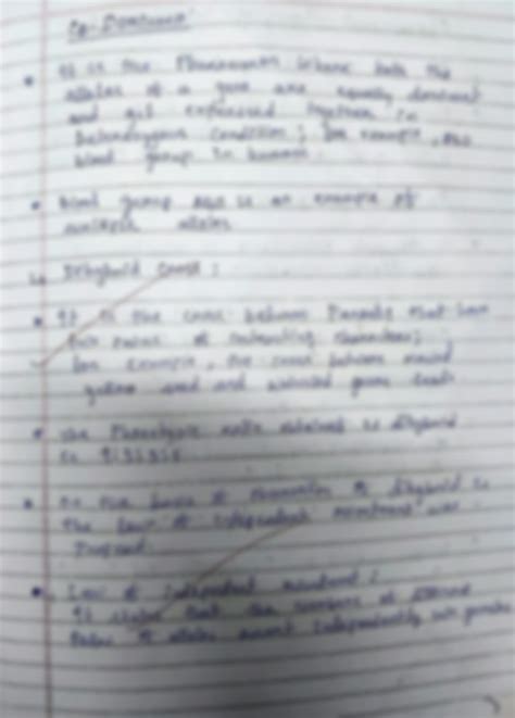 Solution Principle Of Inheritance Variations Biology Studypool