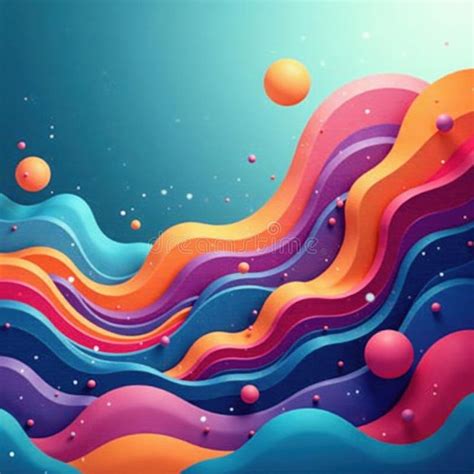 Clean Lines Bold Shapes Data Visualization Elements Analysis Vibrant Modern Stock