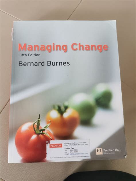 Managing Change Th Edition Hobbies Toys Books Magazines Textbooks On Carousell