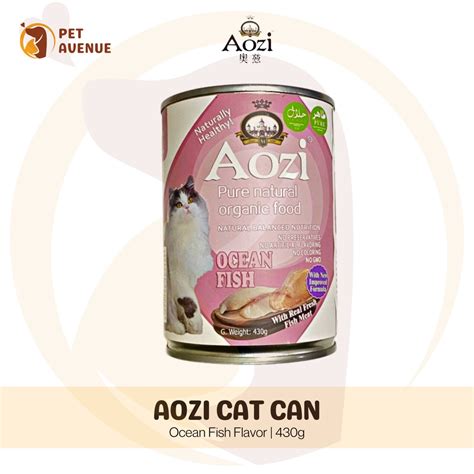 Aozi Cat Can Pure Natural Organic Wet Food 430g Shopee Philippines