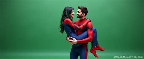 Spider Gwen And Spider Man Stable Diffusion Online