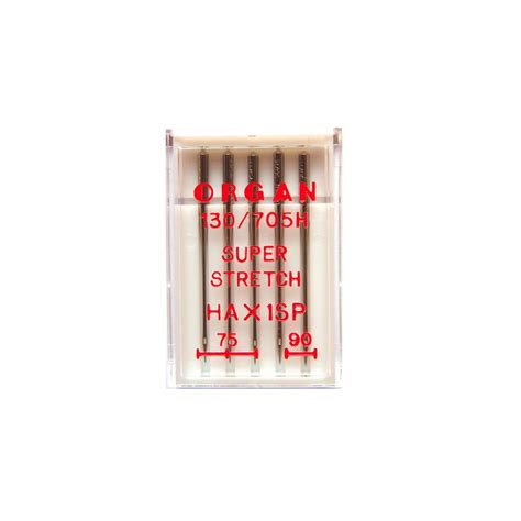 SUPER STRETCH HAX1SP ORGAN NEEDLES ASSORTED SIZES PACK OF 5 ArmaStore