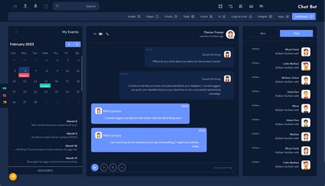 amazing rtl style dark version bootstrap 5 dashboard by chat bot