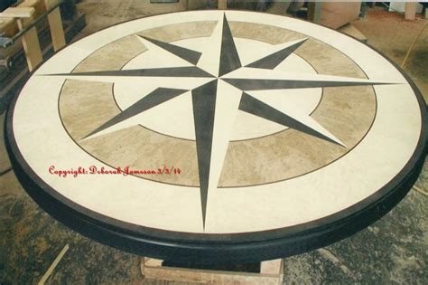Item No 61 Nautical Table Top The Marquetry Inlay Company Limited