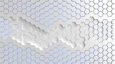 Hexagon Background Animation Loop Stock Video Pond