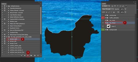 Cara Mudah Membuat Peta D Dengan Action Photoshop Click TUTORiduan