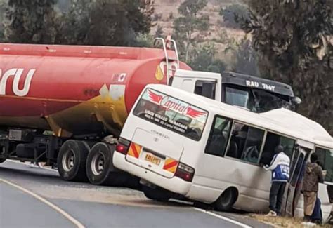 18 Injured As Fuel Truck Passenger Bus Crash The New Times