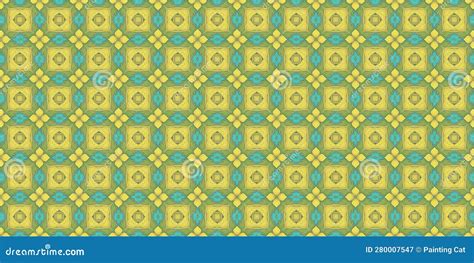 Seamless Repeatable Abstract Geometric Pattern Stock Illustration