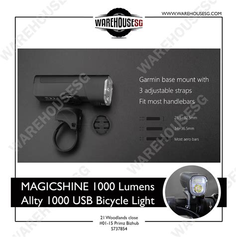 Magicshine 1000 Lumens Allty 1000 Usb Bicycle Light Warehousesg