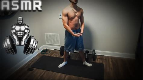 [asmr] Relaxing At Home Workout Routine Youtube