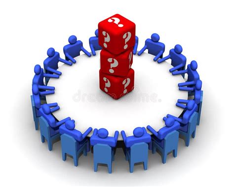 Solving Problem 3d Concept Stock Illustration Illustration Of