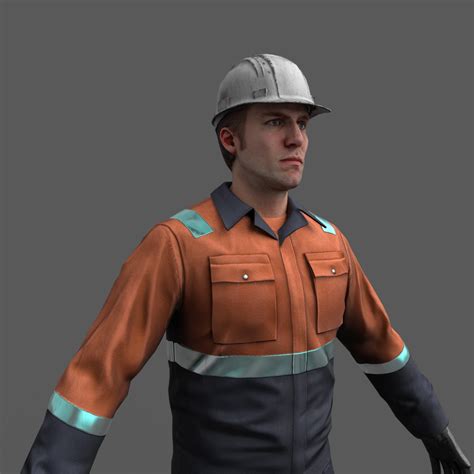 Construction Worker 3d Model Download Free 3d Models