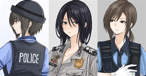 Original Policewoman Police Officer 婦警さんs Pixiv