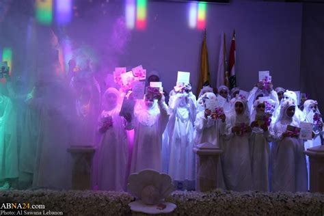ابنا عکس خبری برگزاری جشن تکلیف دختران لبنانی در روز عید غدیر