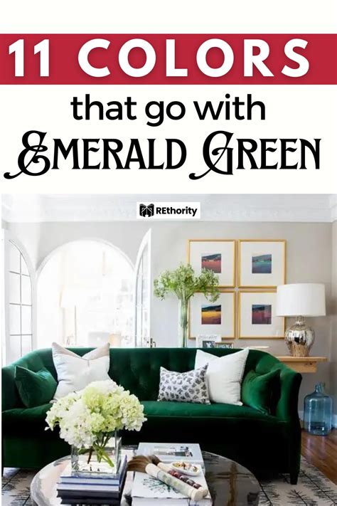 11 Colors That Go With Emerald Green Ideal Color Companions For
