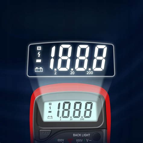 MULTIMETR MIERNIK PRĄDU CYFROWY ELEKTRYCZNY LCD ERLI pl
