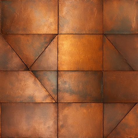 Texture Metal Cladding Panel Texture Weath Seamless Premium Ai