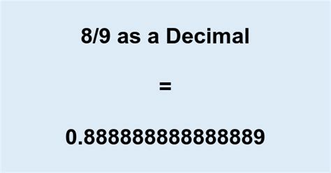 As A Decimal What Is In Decimal Form