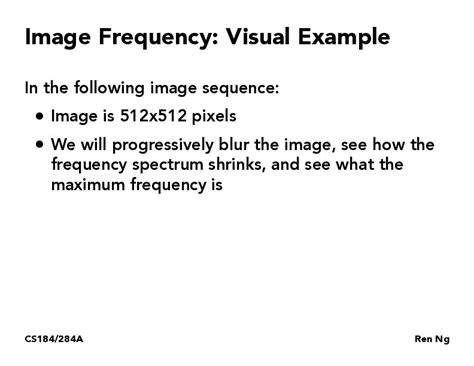Cs184284a Lecture 3 Sampling And Aliasing