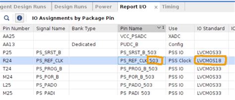 Zynq Ultrascale Mpsoc Vivado 2021 2 Ps Ref Clk Iostandard Reports