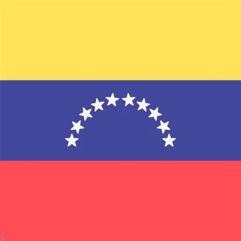 دانلود آیکون پرچم ونزوئلا استایل مربعی با فرمت Png