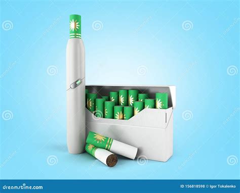 Heat Not Burn Tobacco Product Technology Electronic Cigarette 3d Render