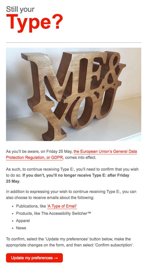 10 Great Examples Of Gdpr Emails — Stripo Email