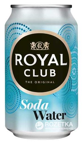Упаковка безалкогольного газированного напитка Royal Club Содовая вода ...