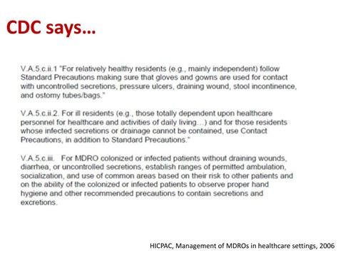 Ppt Management Of Multidrug Resistant Organisms Mdros In Long Term