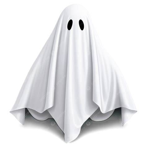 Spooky Ghost With Floating Eyes Ghost Halloween White Png